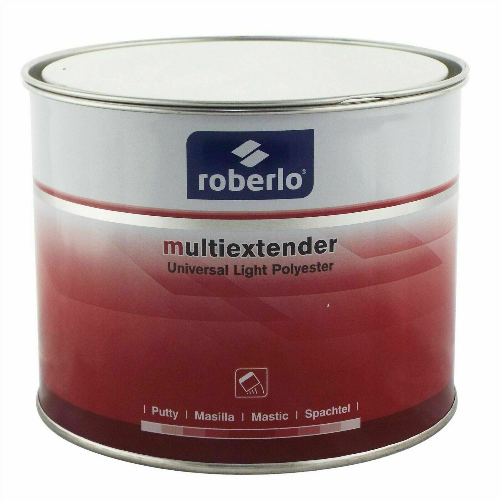 ROBERLO MULTIEXTENDER Stopper Body Filler Putty 1.5L, PLUS 1 PACK SPREADERS - Clip Co UK